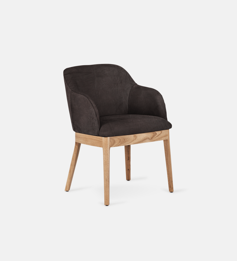 Kelly carver dining chair in leather
